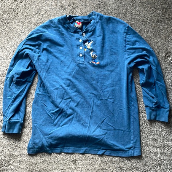 Disney | Shirts | Cool Disney Mickey Mouse Henley | Poshmark